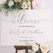 Wedding Welcome Sign Silver Welcome Sign Template Silver - Etsy