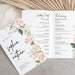 Booklet Wedding Program Template, Wedding Program Booklet, Floral ...