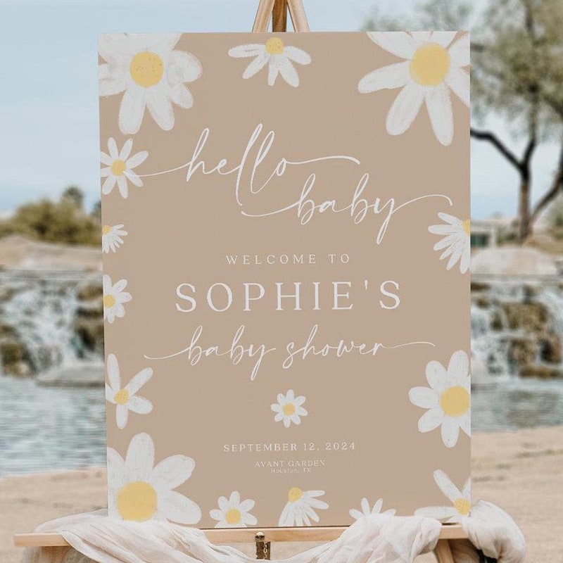 White Daisy Signs - Etsy