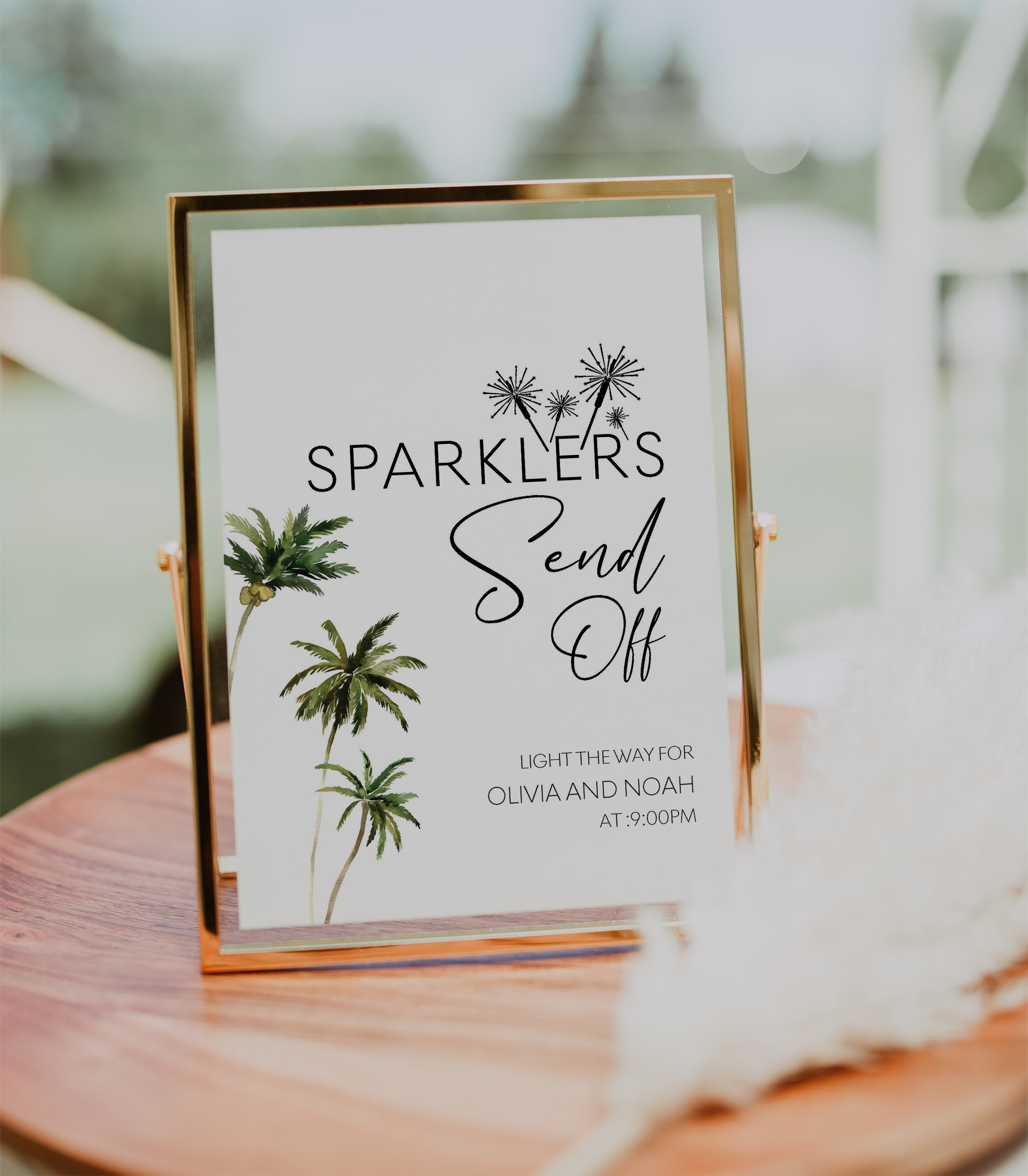 Sparkler send off sign Wedding sparkler send off Instant | Etsy