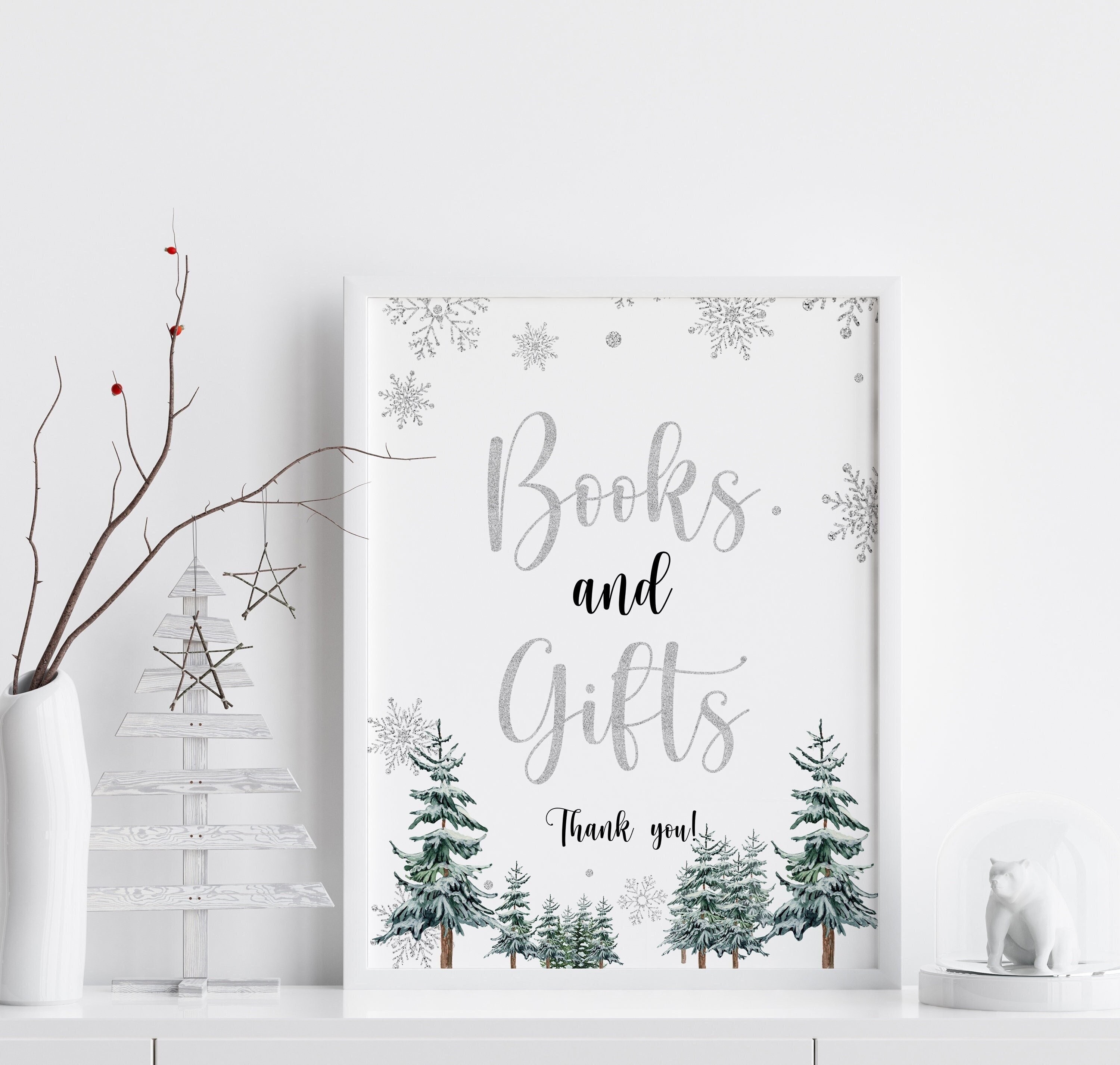 Books and Gifts Sign Books and Gifts for Baby Sign Winter - Etsy