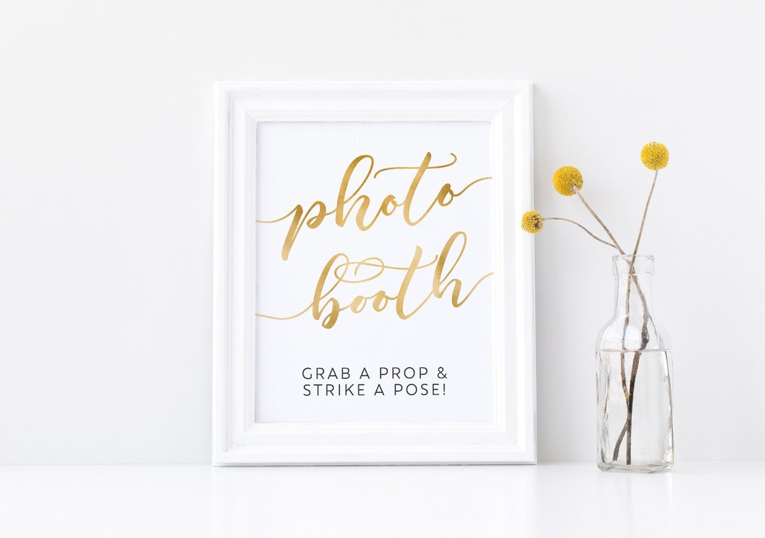 Photo Booth Wedding Sign Wedding Signs Photo Booth Props Wedding ...