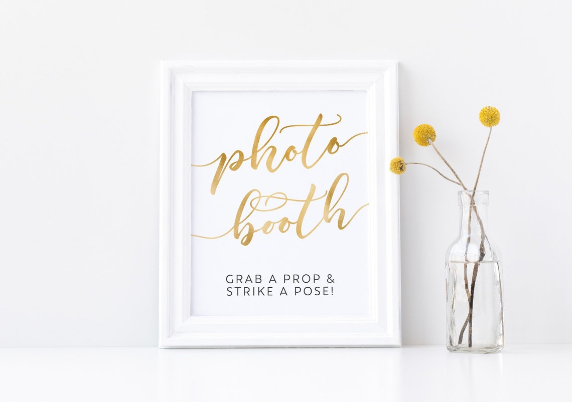 Photo Booth Wedding Sign Wedding Signs Photo Booth Props - Etsy