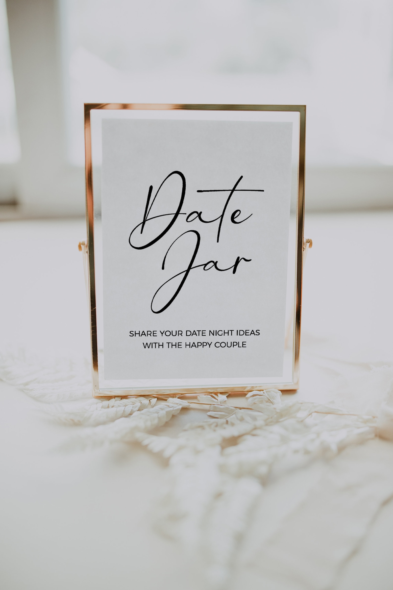 Date Jar Sign Printable Bridal Shower Sign Date Jar Sign - Etsy