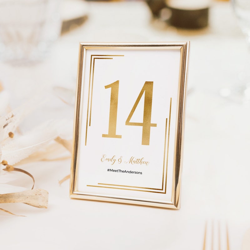 Diy Table Numbers - Etsy