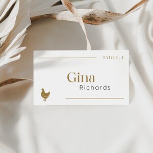 Gold Place Cards, Place Cards Template, Gold Wedding Cards, Place Cards ...