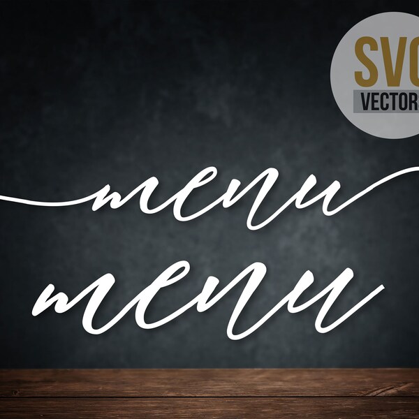 Menu Clip Art - Etsy