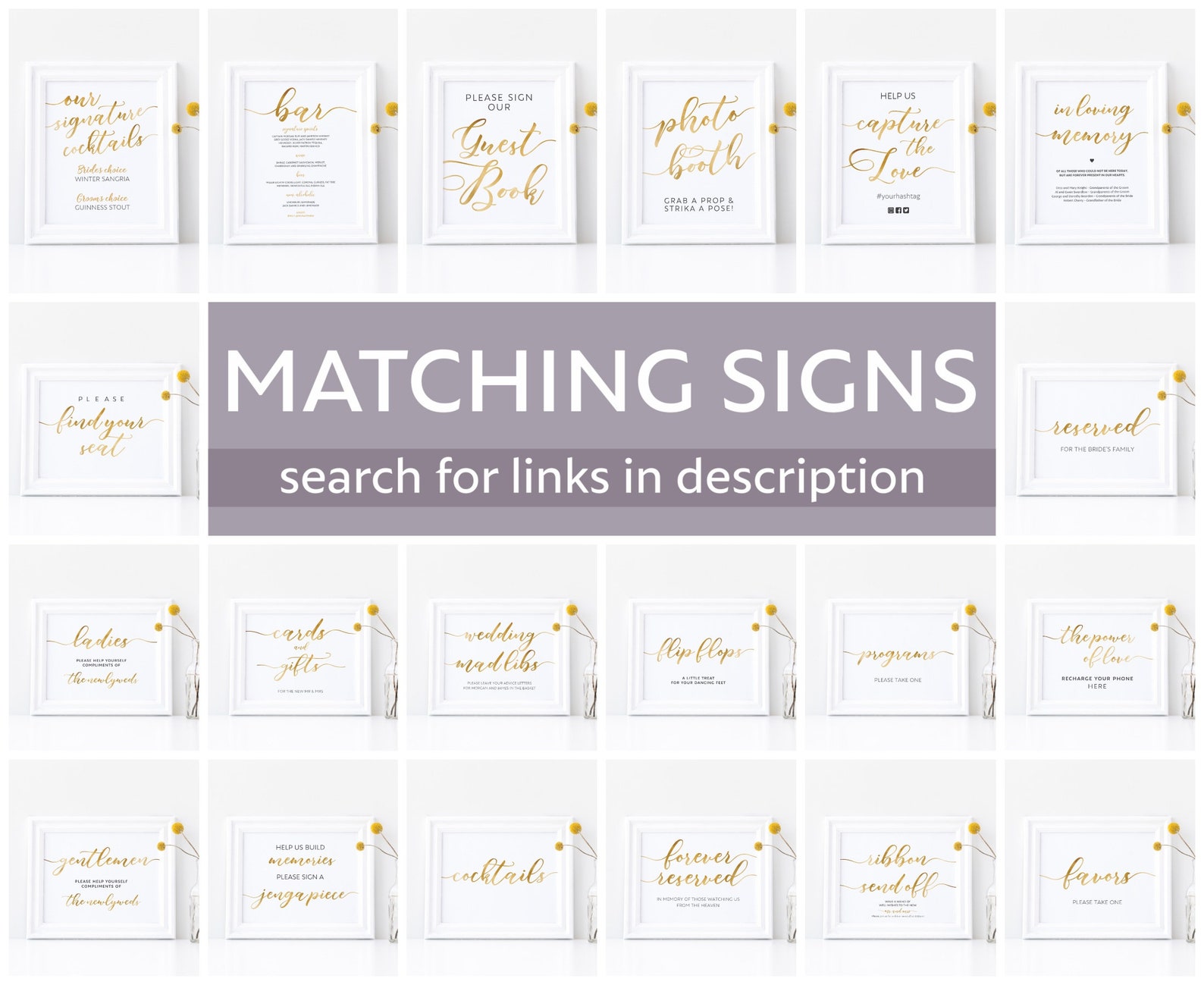 Photo Booth Wedding Sign Wedding Signs Photo Booth Props - Etsy