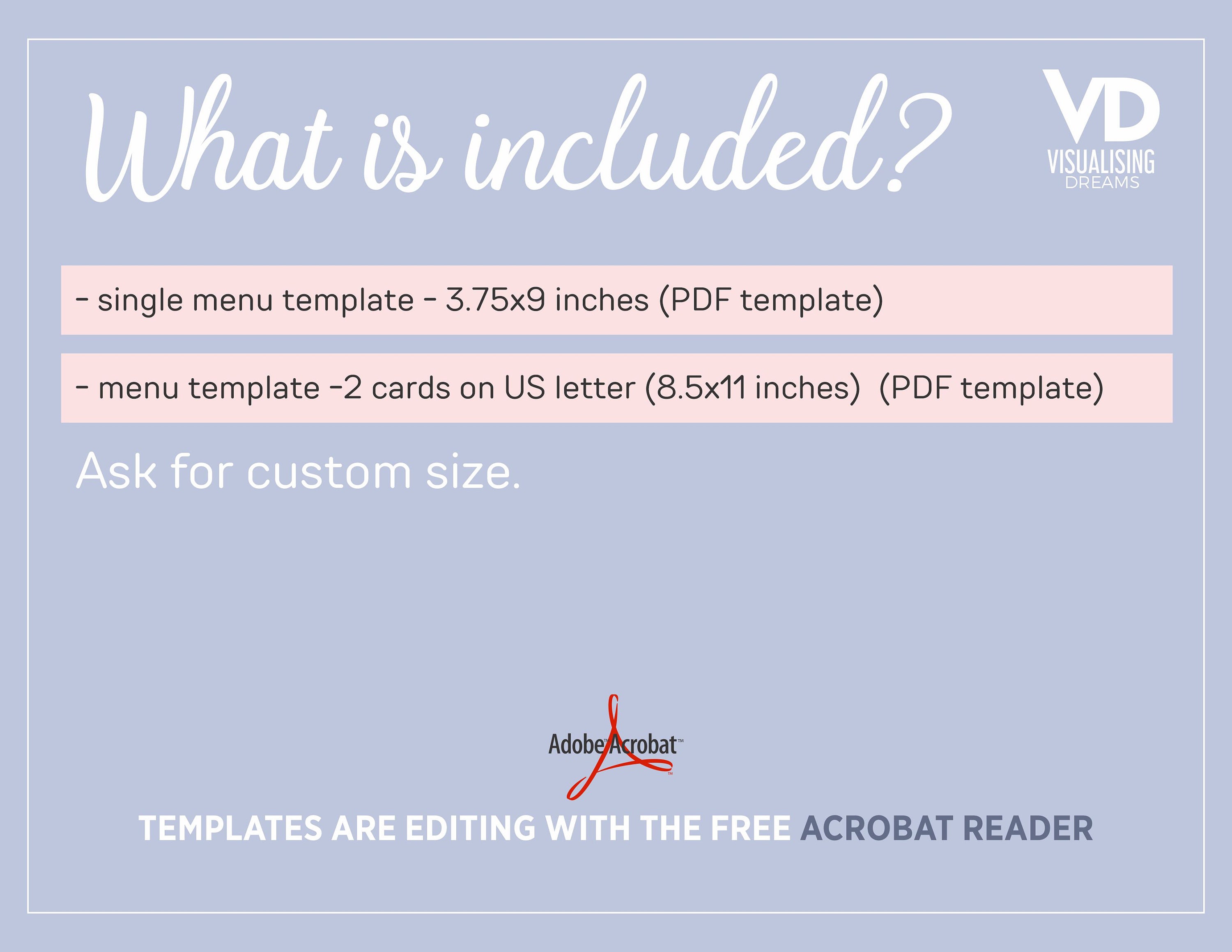 Wedding Menu Template Bohemian Menu With Burgundy Flowers - Etsy