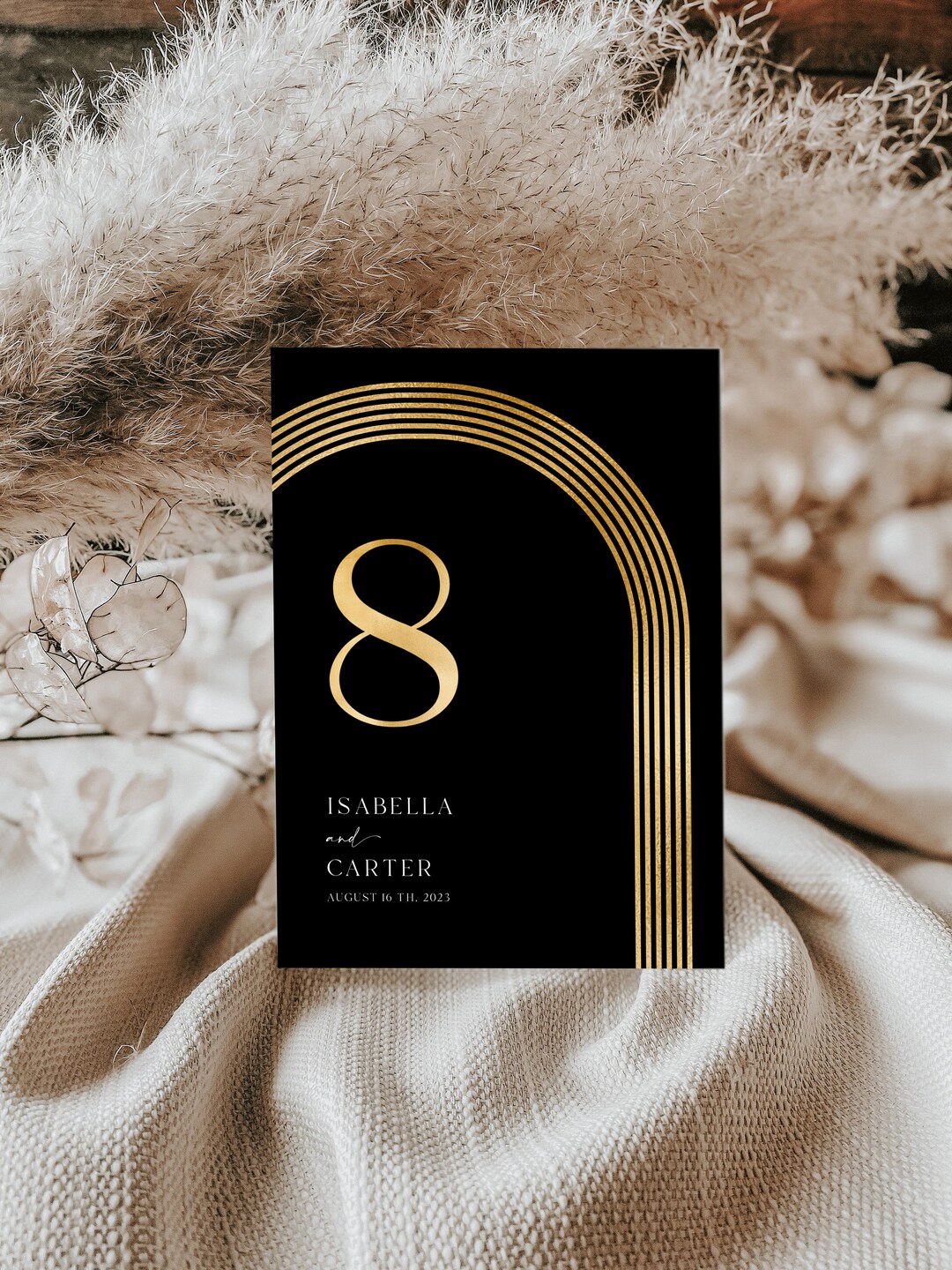 Gold Table Numbers, Wedding Table Number, Gold Table Numbers Template ...