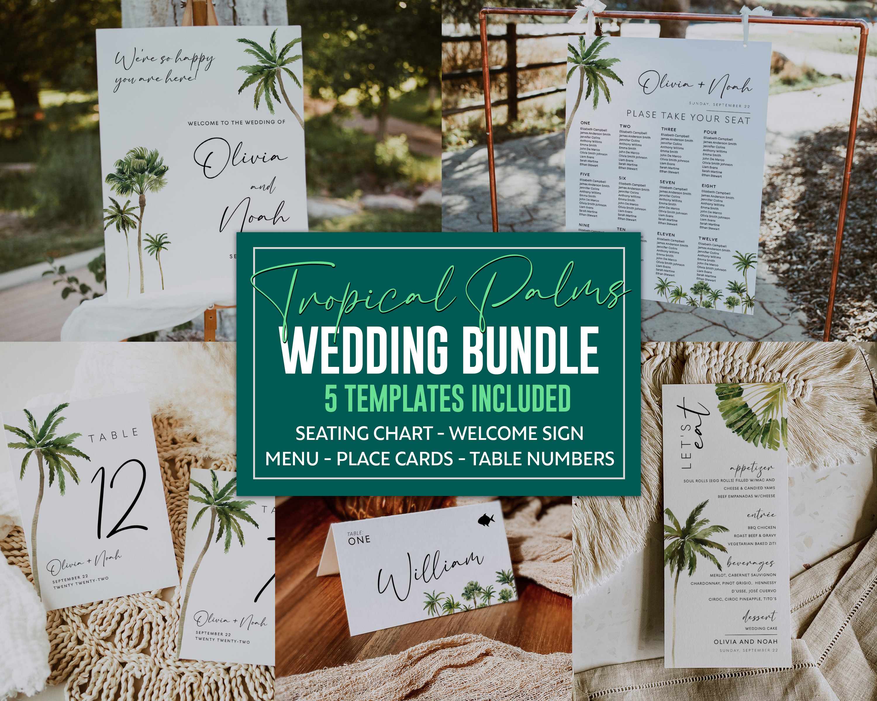 Tropical Wedding Welcome Sign Beach Welcome Sign Welcome - Etsy