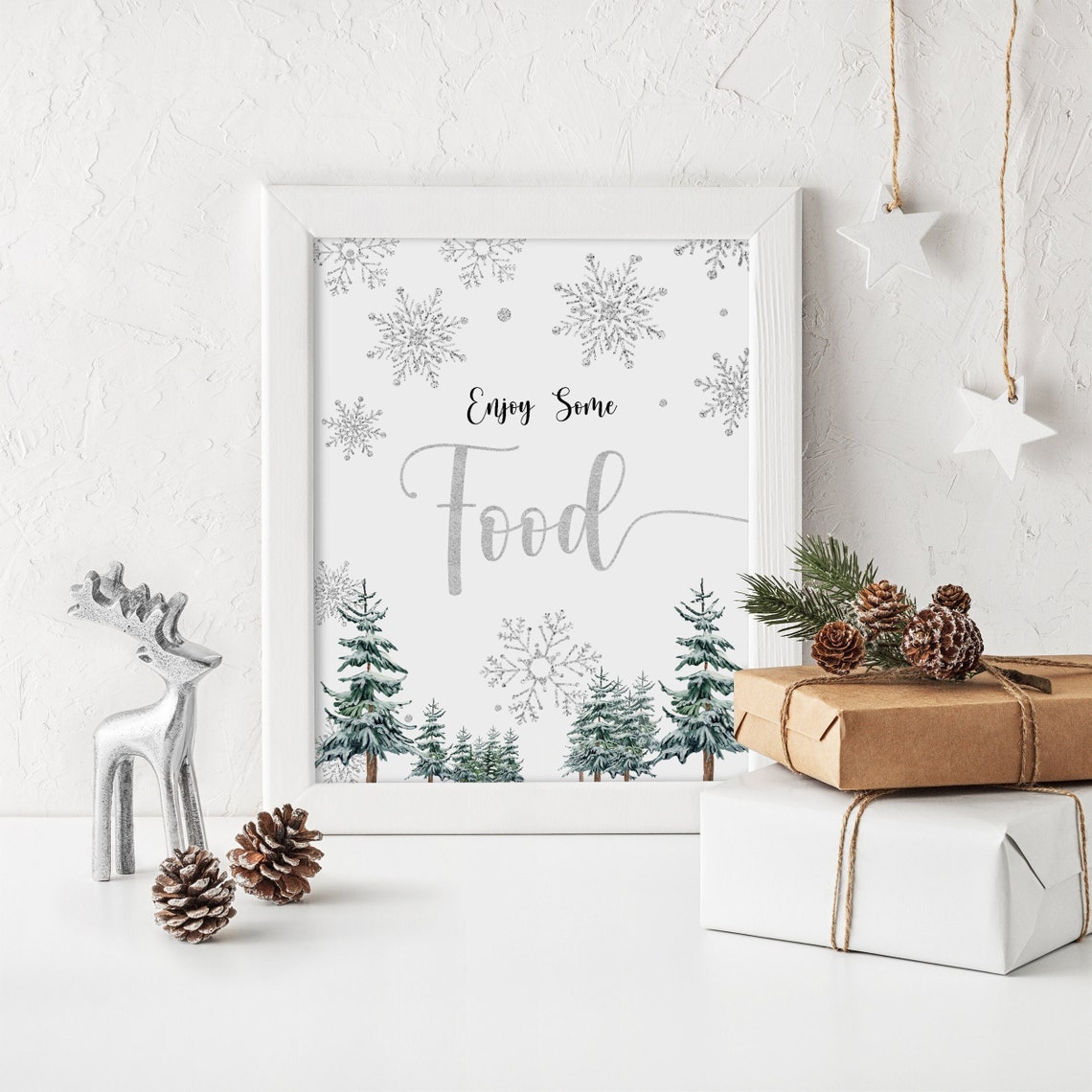 Food Sign Winter Food Sign Template Food Bar Sign Baby - Etsy