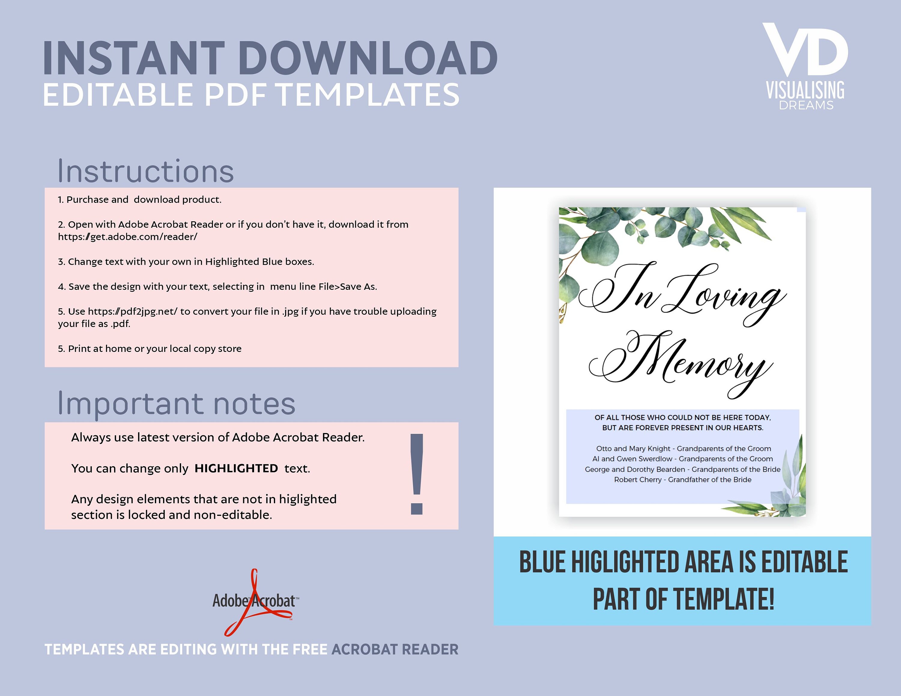 In loving memory sign Wedding in loving memory Wedding sign | Etsy