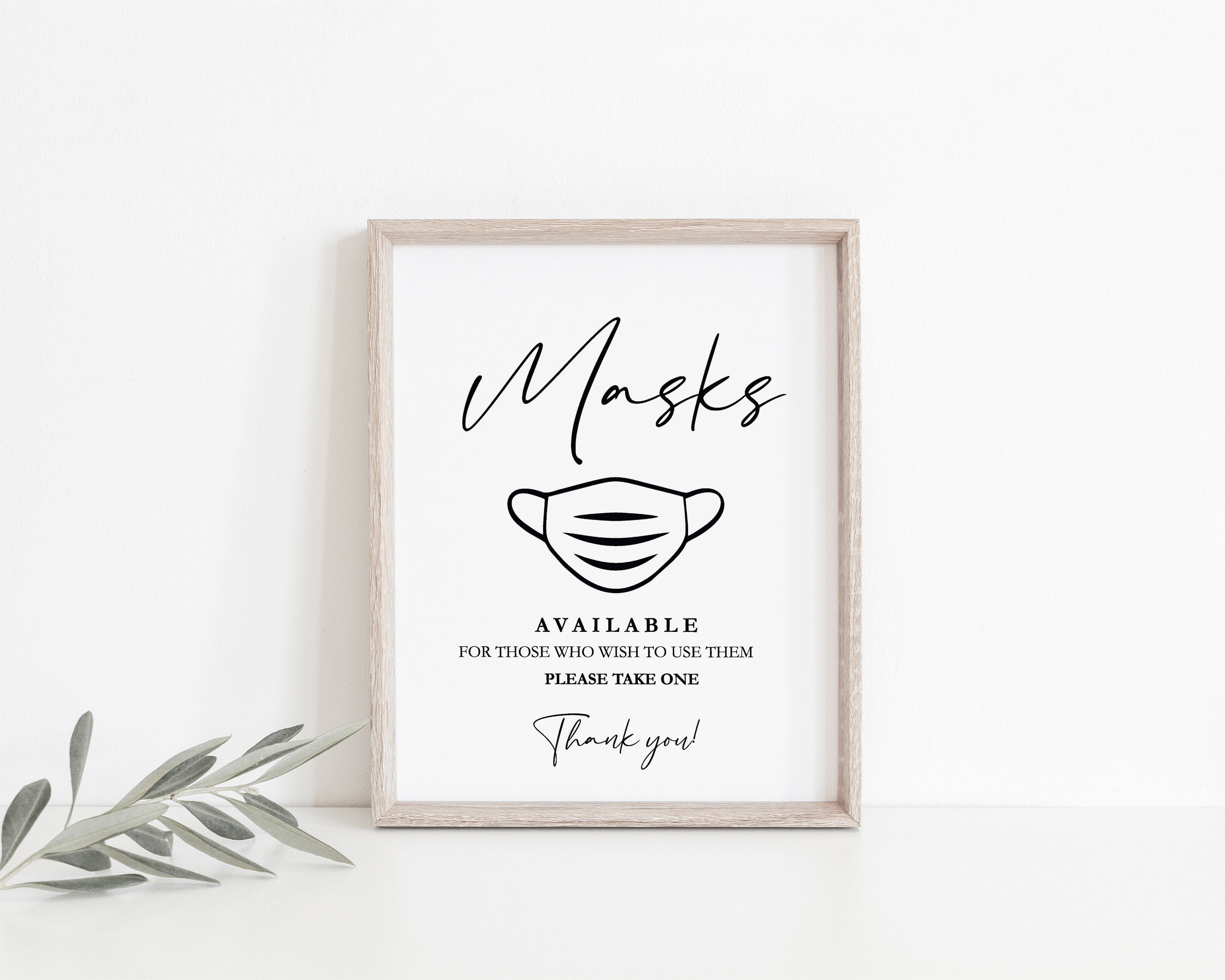 Masks Sign Wedding Mask Sign Wedding Sign Template Face - Etsy