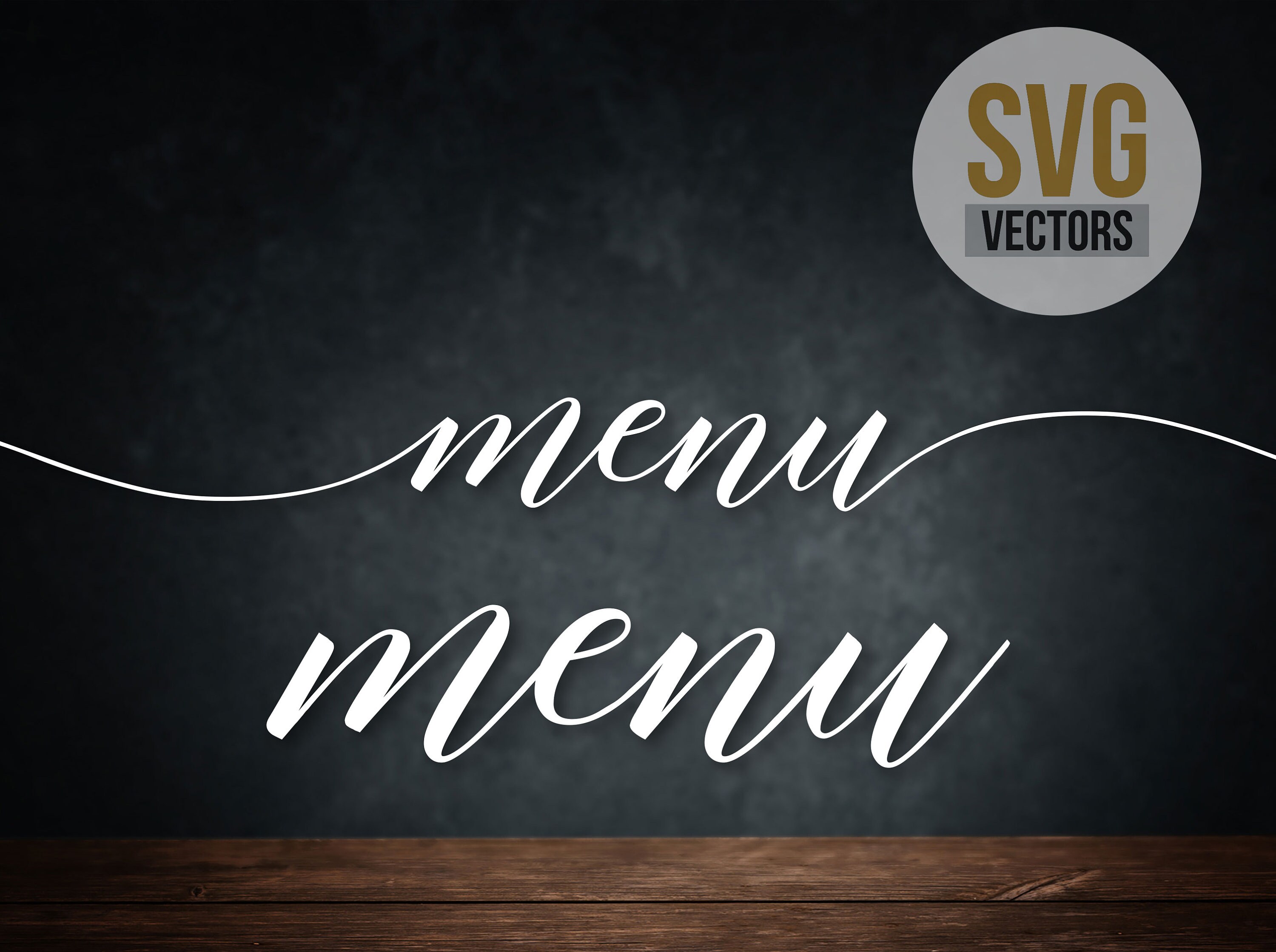 Clip Art Menu Sign