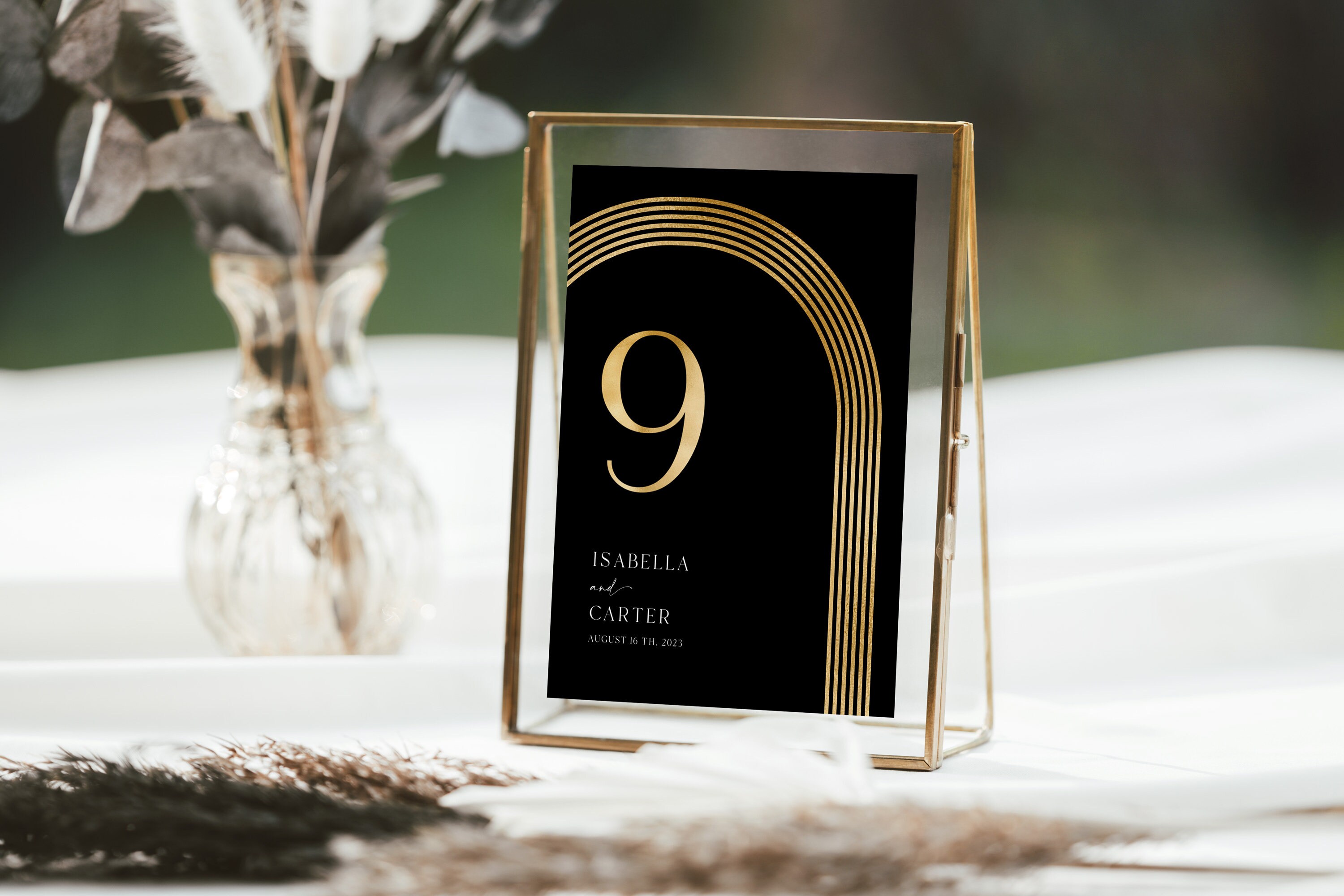 Gold Table Numbers Wedding Table Number Gold Table Numbers - Etsy