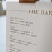 Bar Menu Sign Gold Bar Menu Large Bar Menu Sign Drinks Menu - Etsy