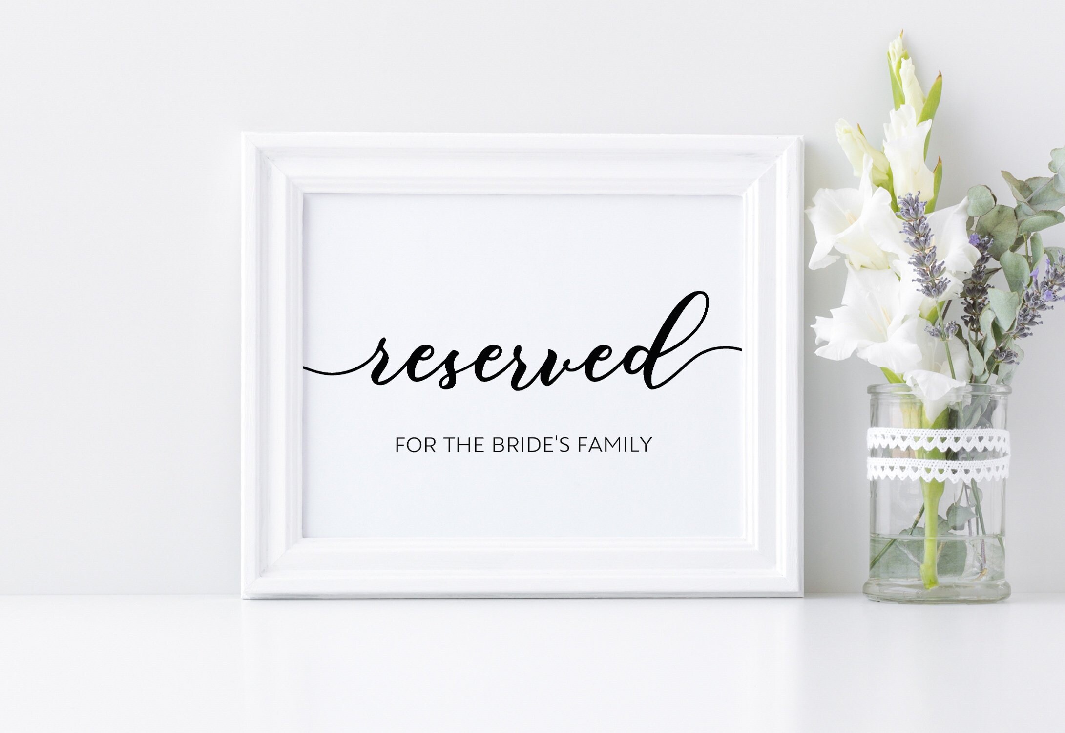 Reserved Sign Wedding Reserved table sign Reserved wedding | Etsy