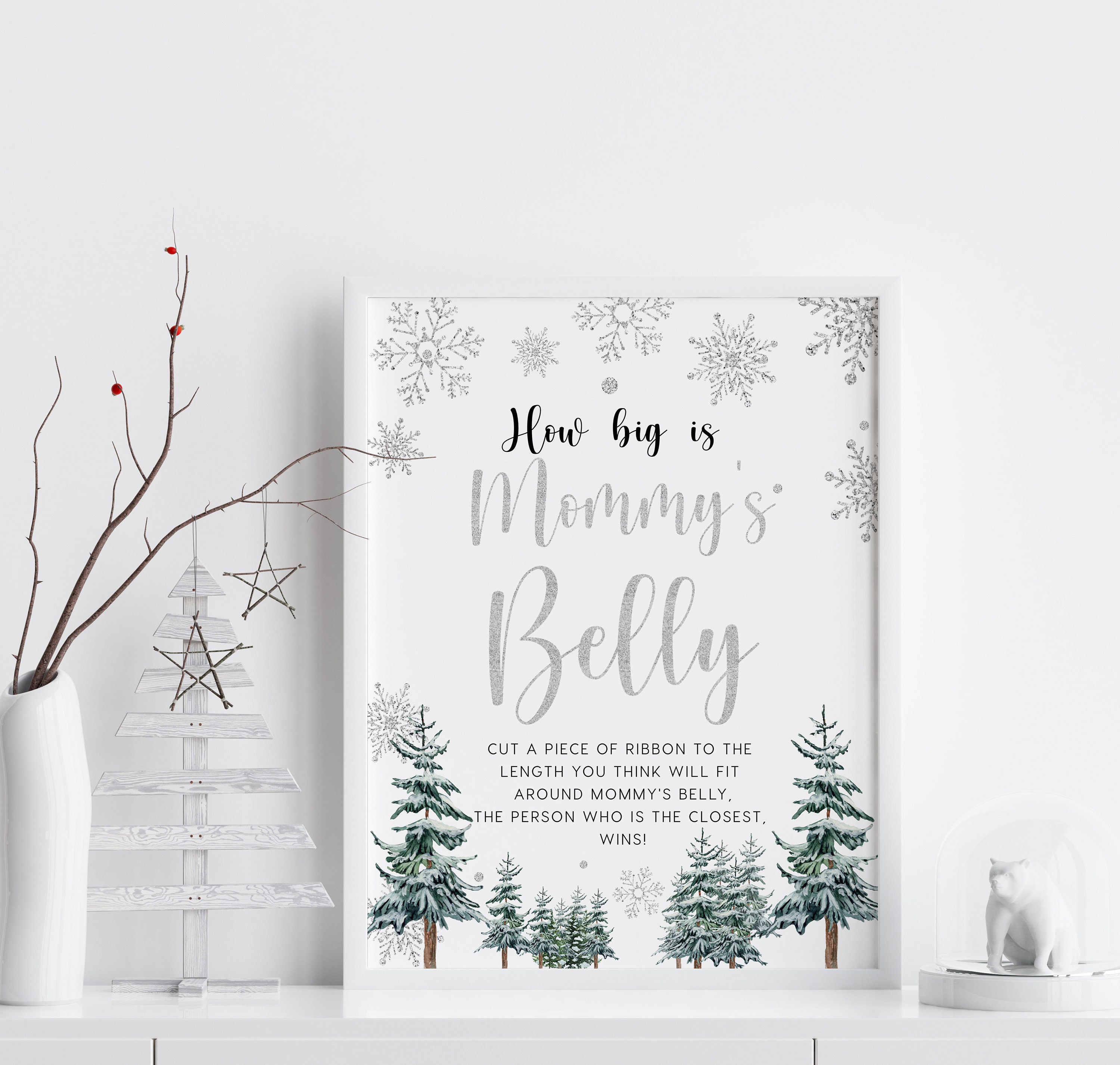 How Big is Mommy's Belly Sign How Big is Mommy's - Etsy
