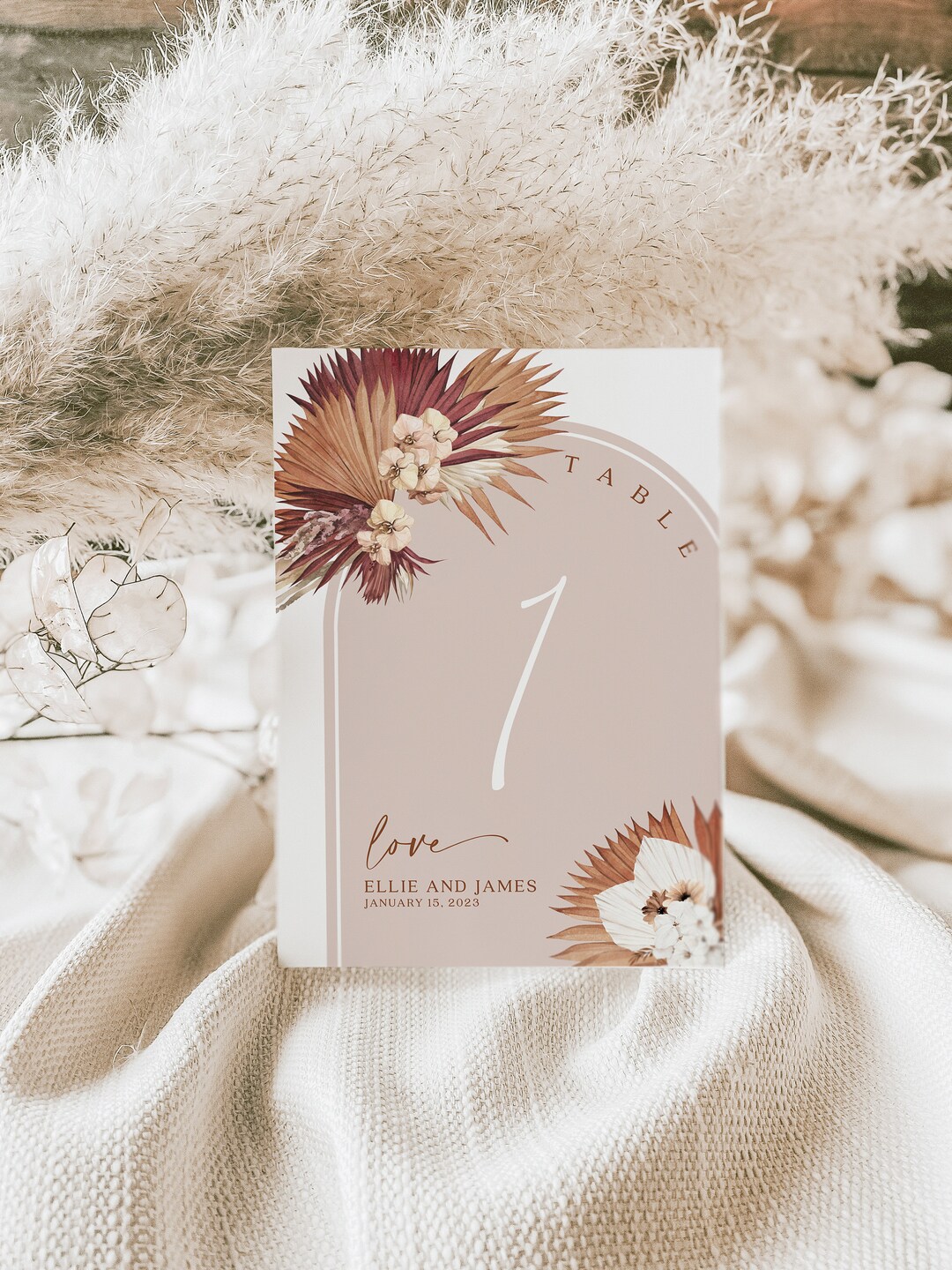 Boho Chic Table Numbers, Boho Wedding Table Numbers, Table Numebrs ...