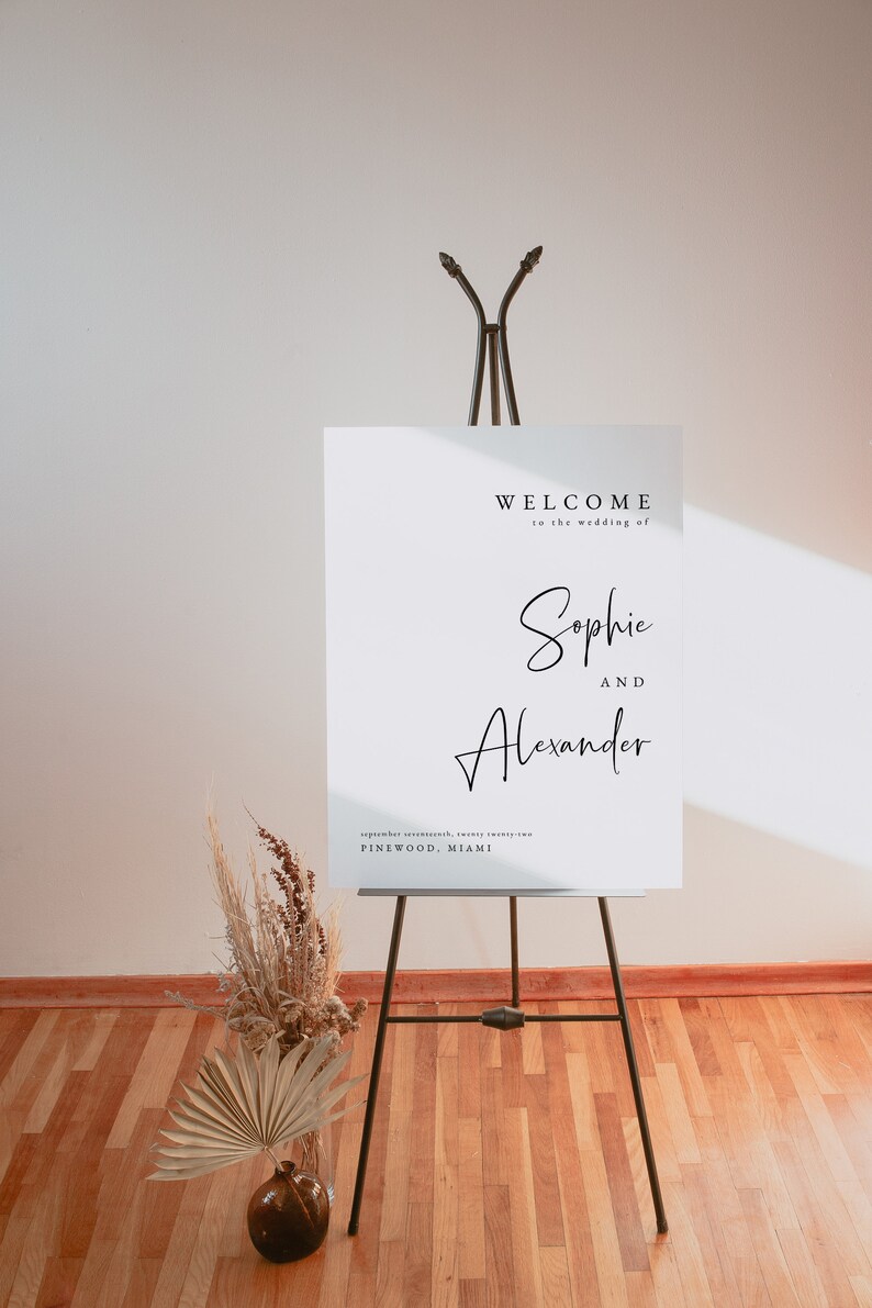Welcome Sign Wedding Boho Wedding Welcome Sign Welcome Sign - Etsy