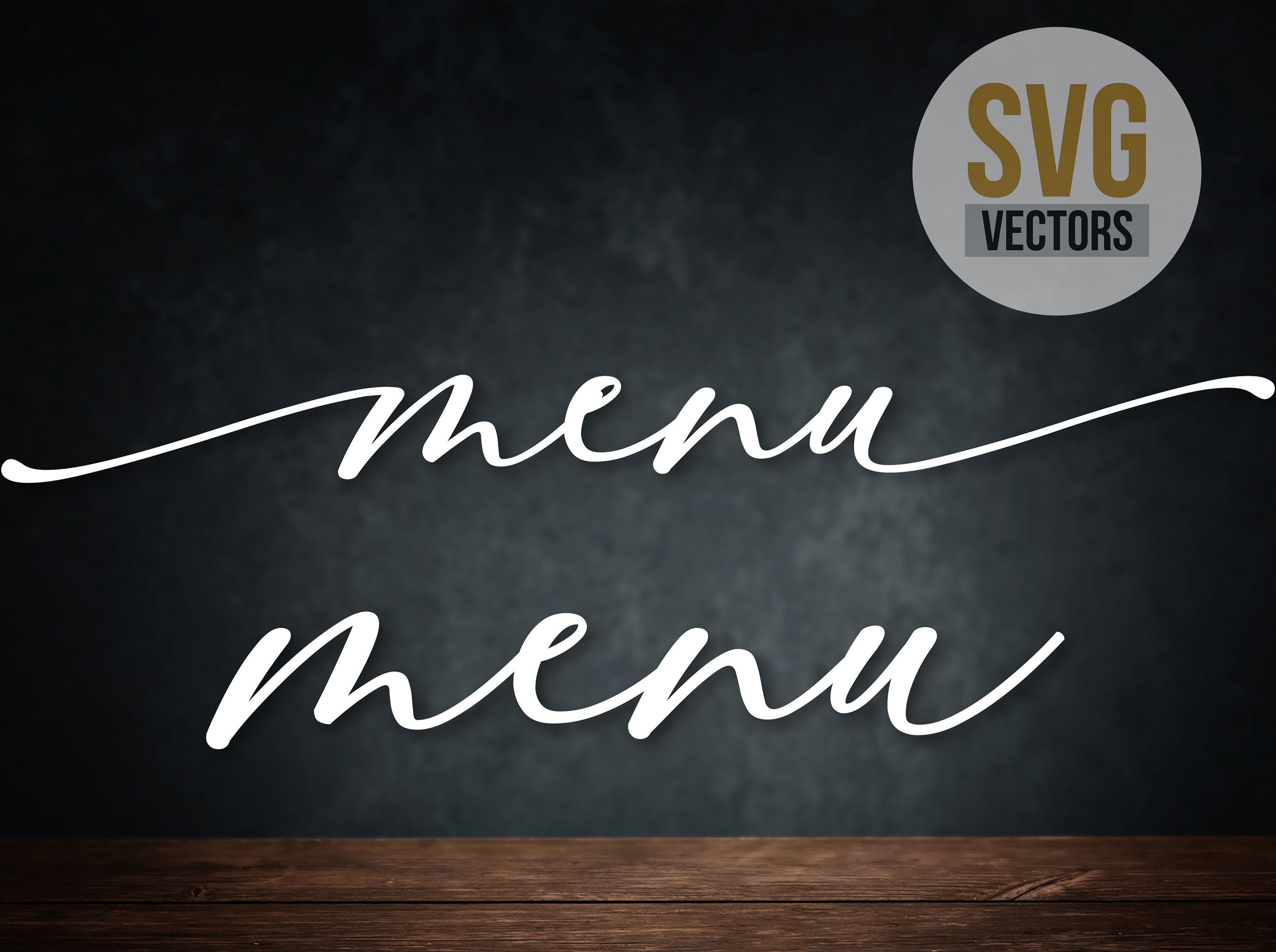 Menu SVG Menu Clip Art Menu Sign SVG Vector Clip Art - Etsy Ireland