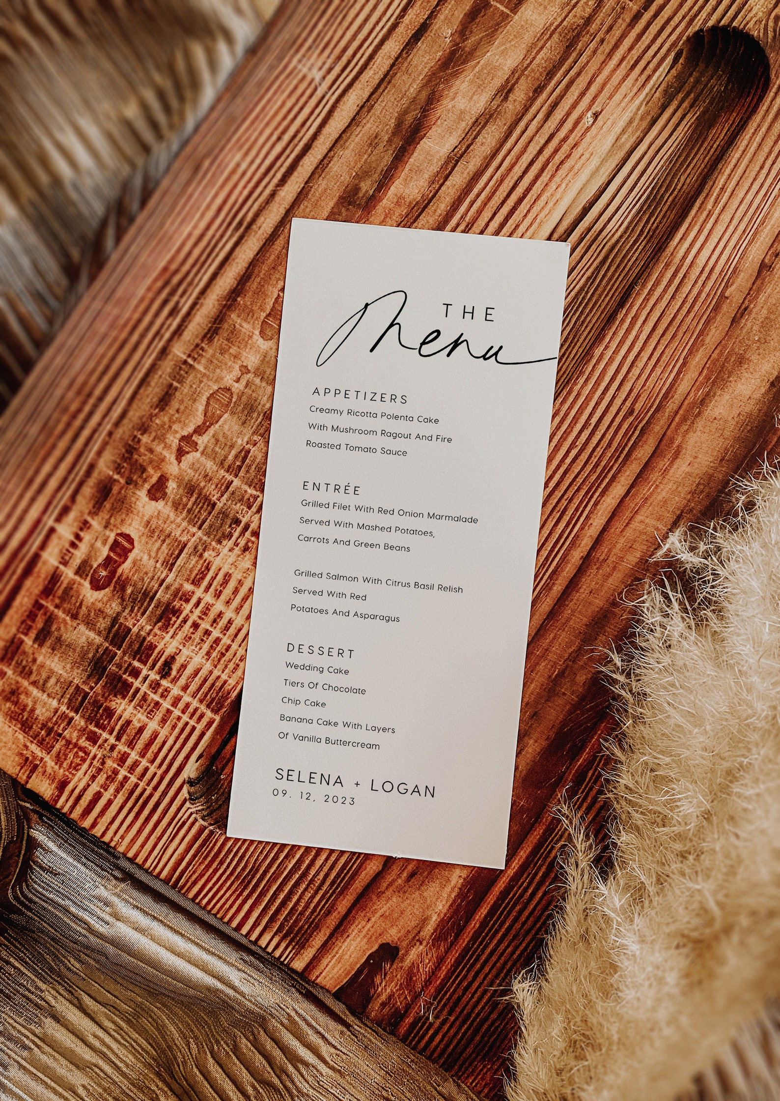 Menu Car Template, Minimal Menu Cards, Digital Menu Template, Black and ...