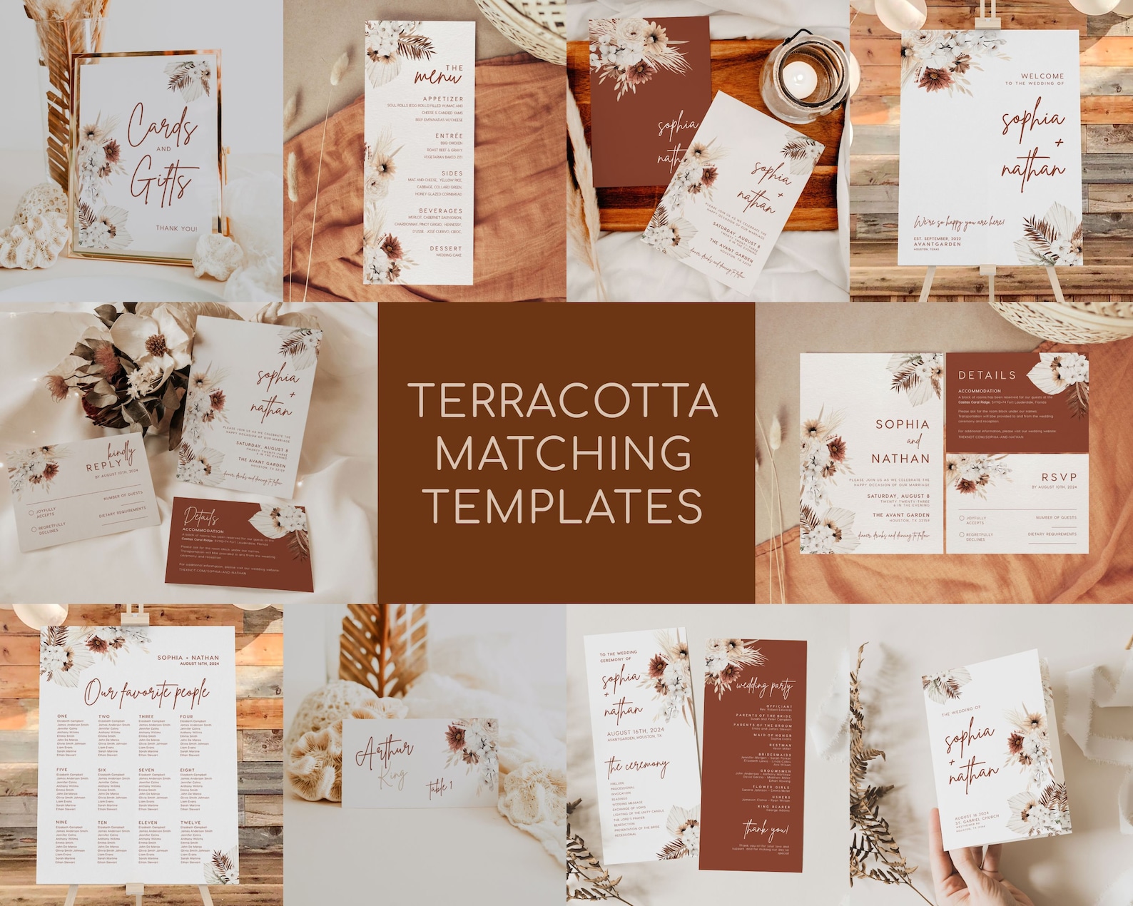 Boho Seating Chart Sign Seating Chart Template Our Favorite - Etsy