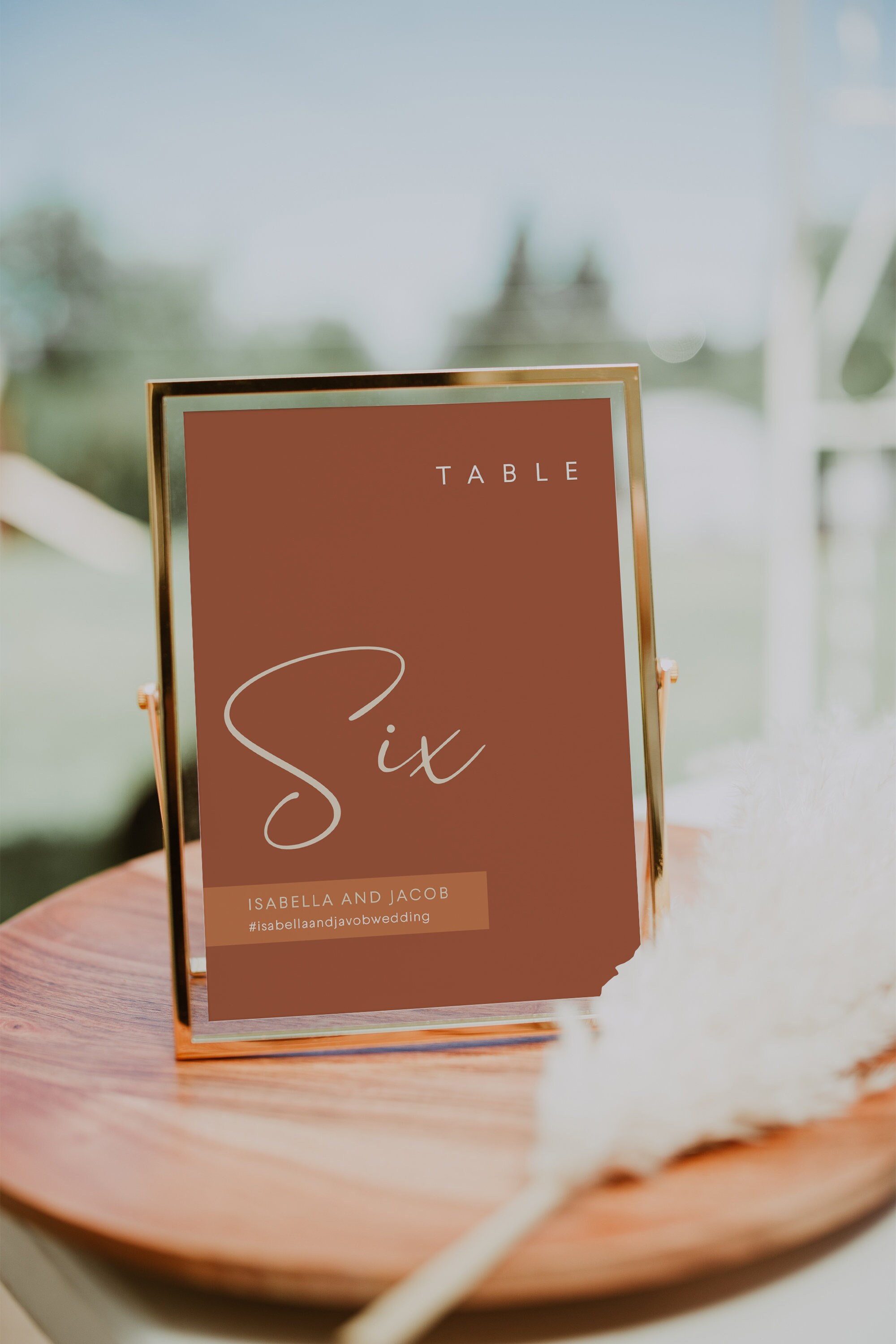 Table Numbers Boho Boho Wedding Sign Terracotta Table - Etsy