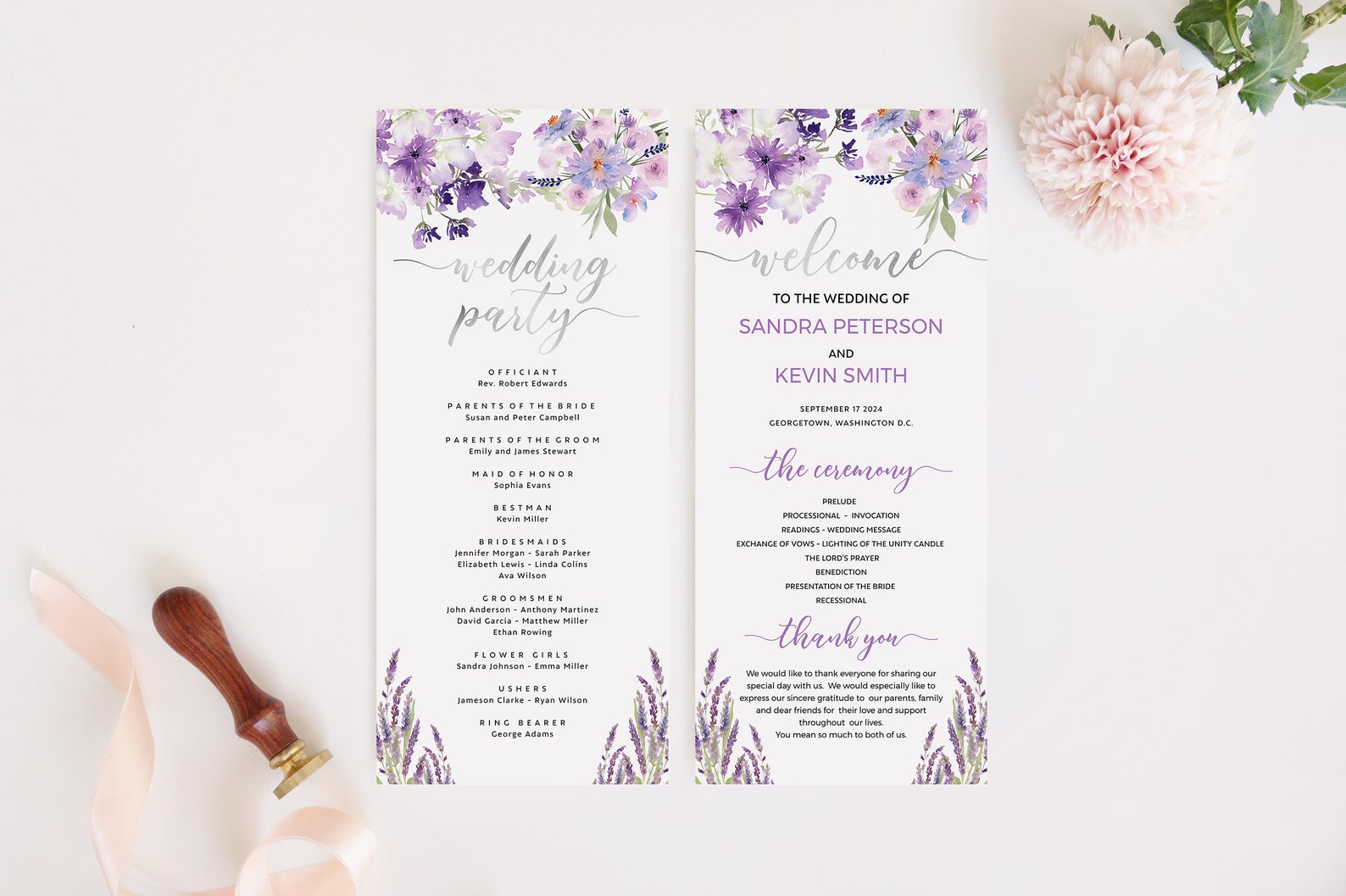 Wedding Program Cards Wedding Ceremony Program Cards - Etsy