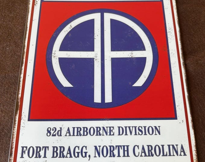 United States Army 82nd Airborne Division Veteran Metal Sign - Etsy