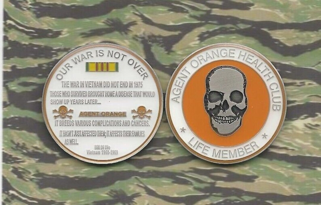 Agent Orange Challenge Coin...army Marines Navy Air Force Coast Guard ...