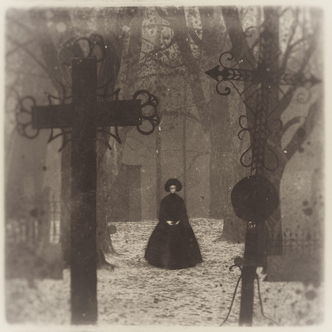 Wisborg Cemetery 8x8" Giclée Print - Etsy