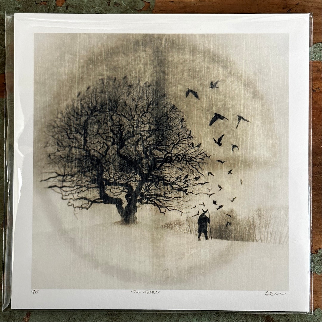 The Walker 8 X 8" Giclee Print - Etsy