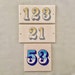 Hand-painted Ceramic Door Numbers - Etsy UK