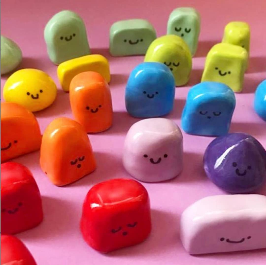 Handmade Ceramic Worry Blob: Pocket-sized Emotional Support - Etsy UK