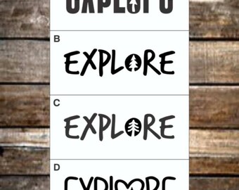 Nature decals | Etsy