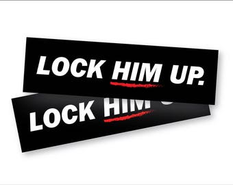 Lock Him up Sticker - Etsy