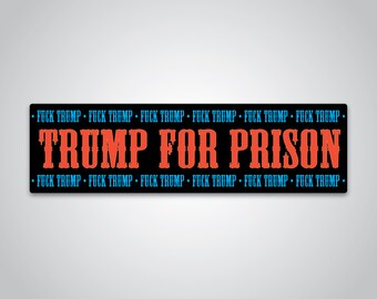 Trump Prison Sticker - Etsy