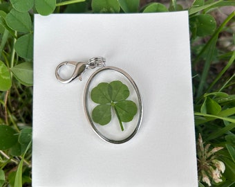 Four Leaf Clover Keychain - Etsy