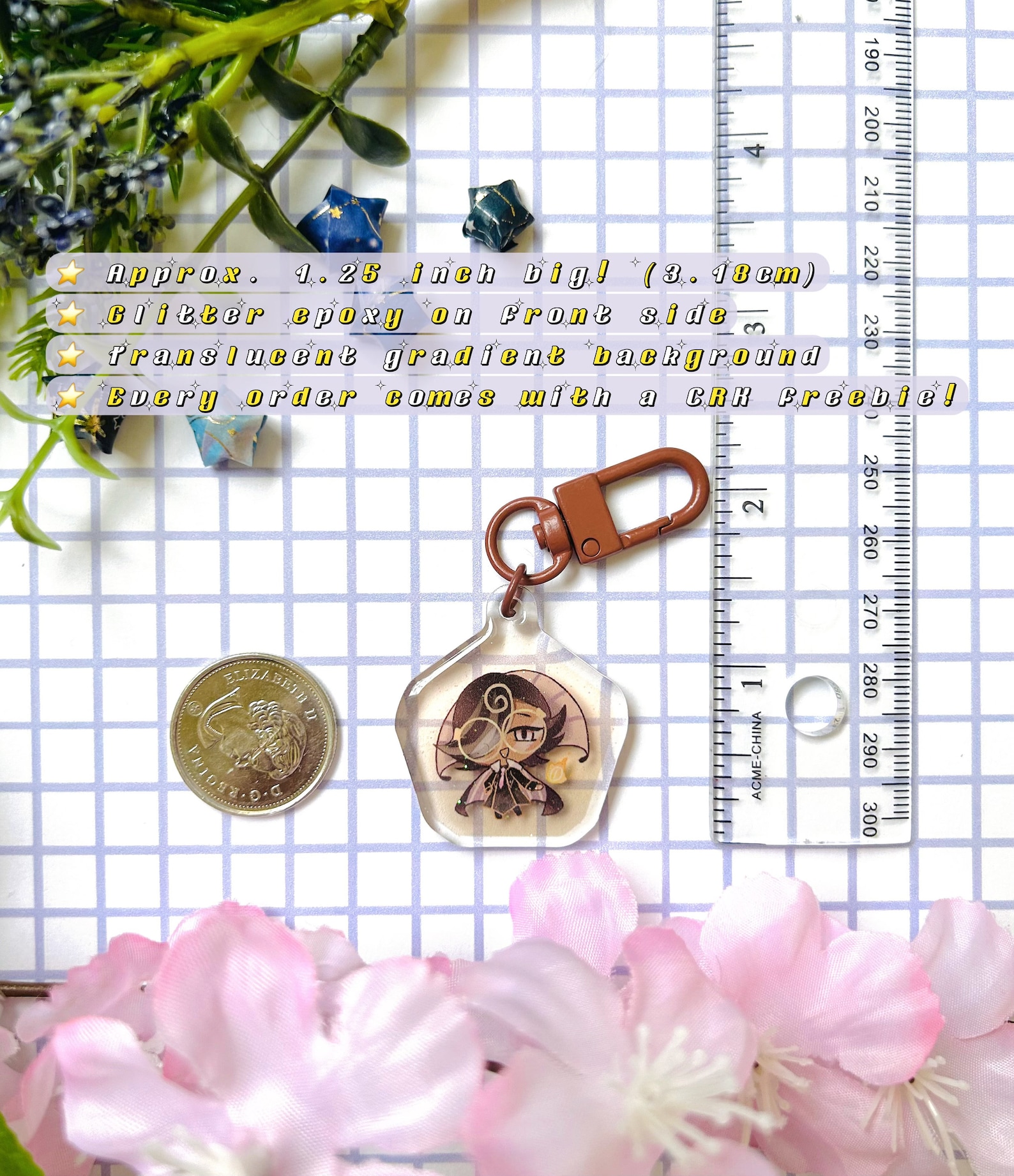 Biscuit Running Charms !! Glittery and Gradient - Etsy