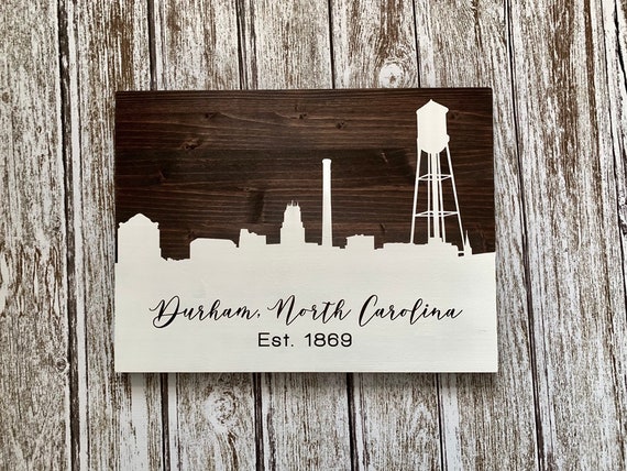 Durham Skyline Outline