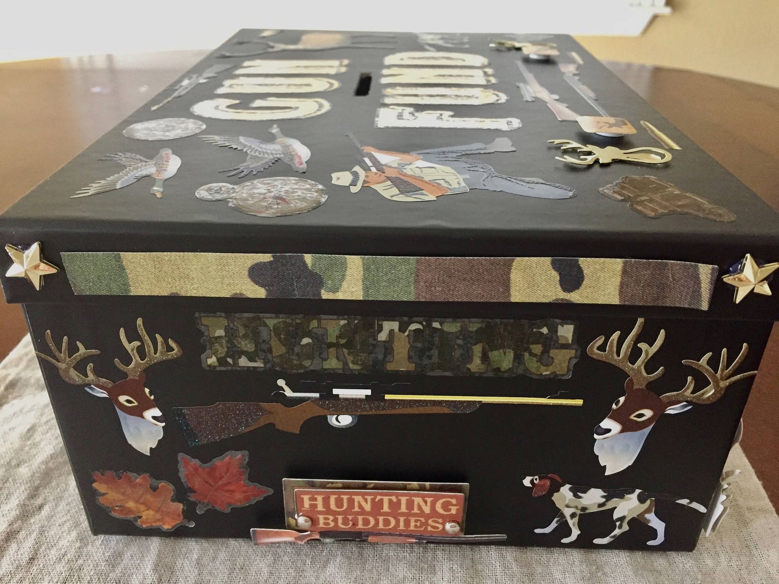 Hunting Gift, Gun Fund, Handmade Piggy Bank, Money Box, Gun Savings ...