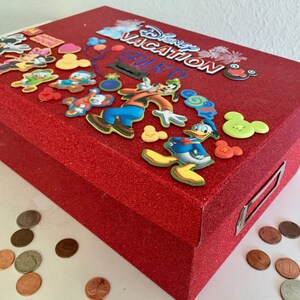 Disney Fund Money Box, Disney Gift, Vacation Fund, Piggy Bank ...