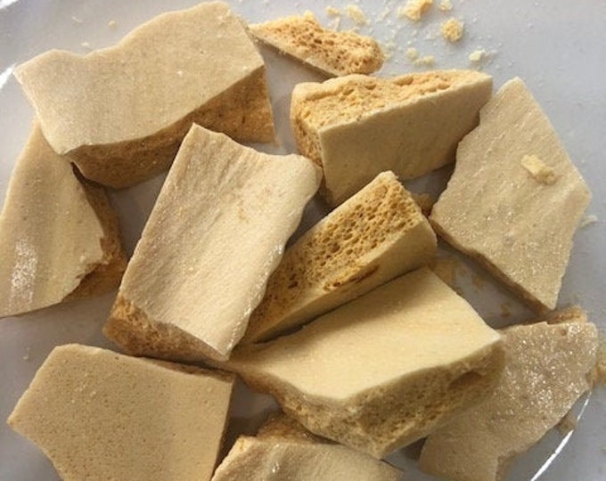 Honey Comb Old Fashioned Crunchy Melt in Your Mouth Sugar Candy, Cinder ...