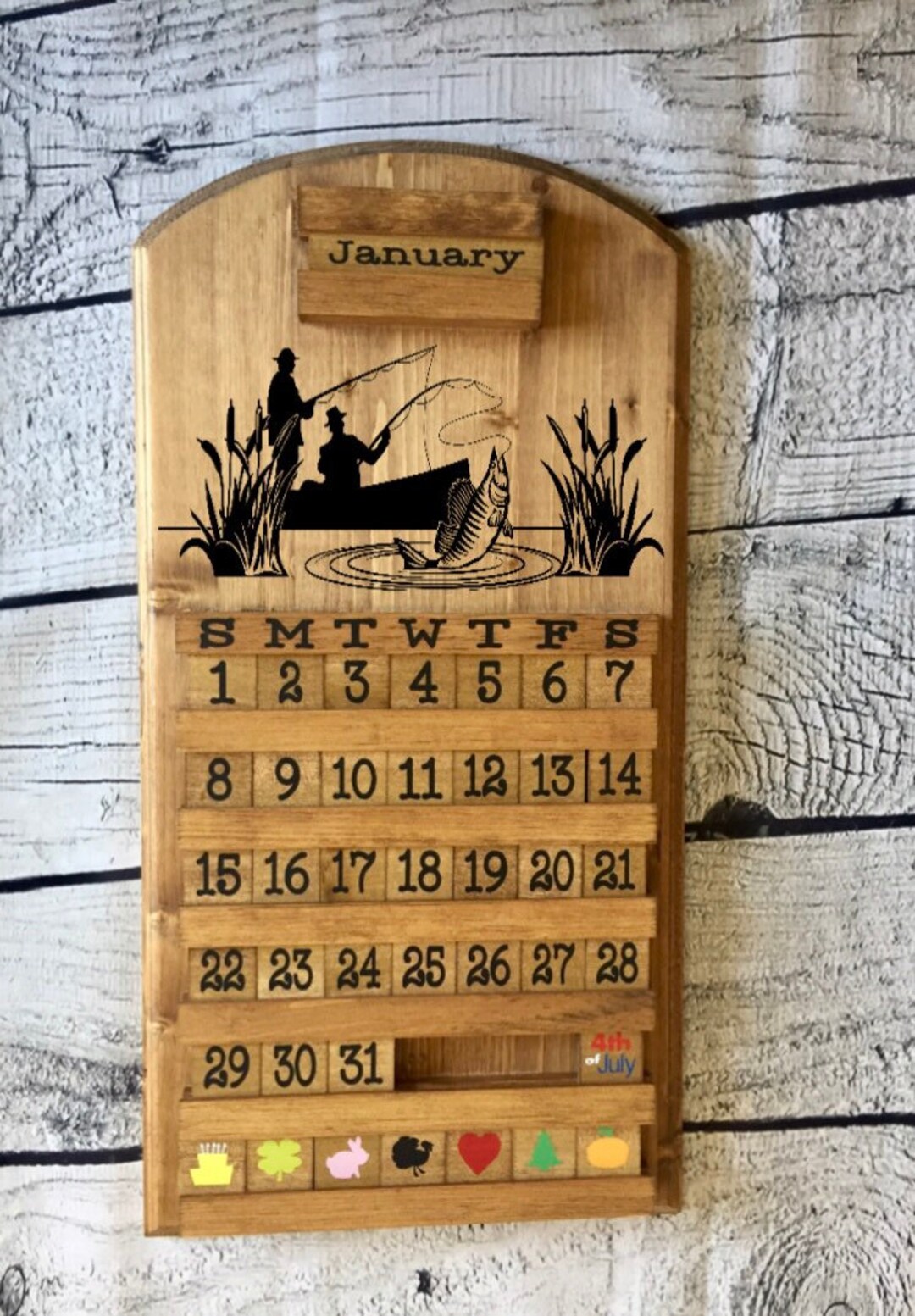 Fishing Calendar, Nature Calendar, Boat Calendar, Gift for Him, Gift ...