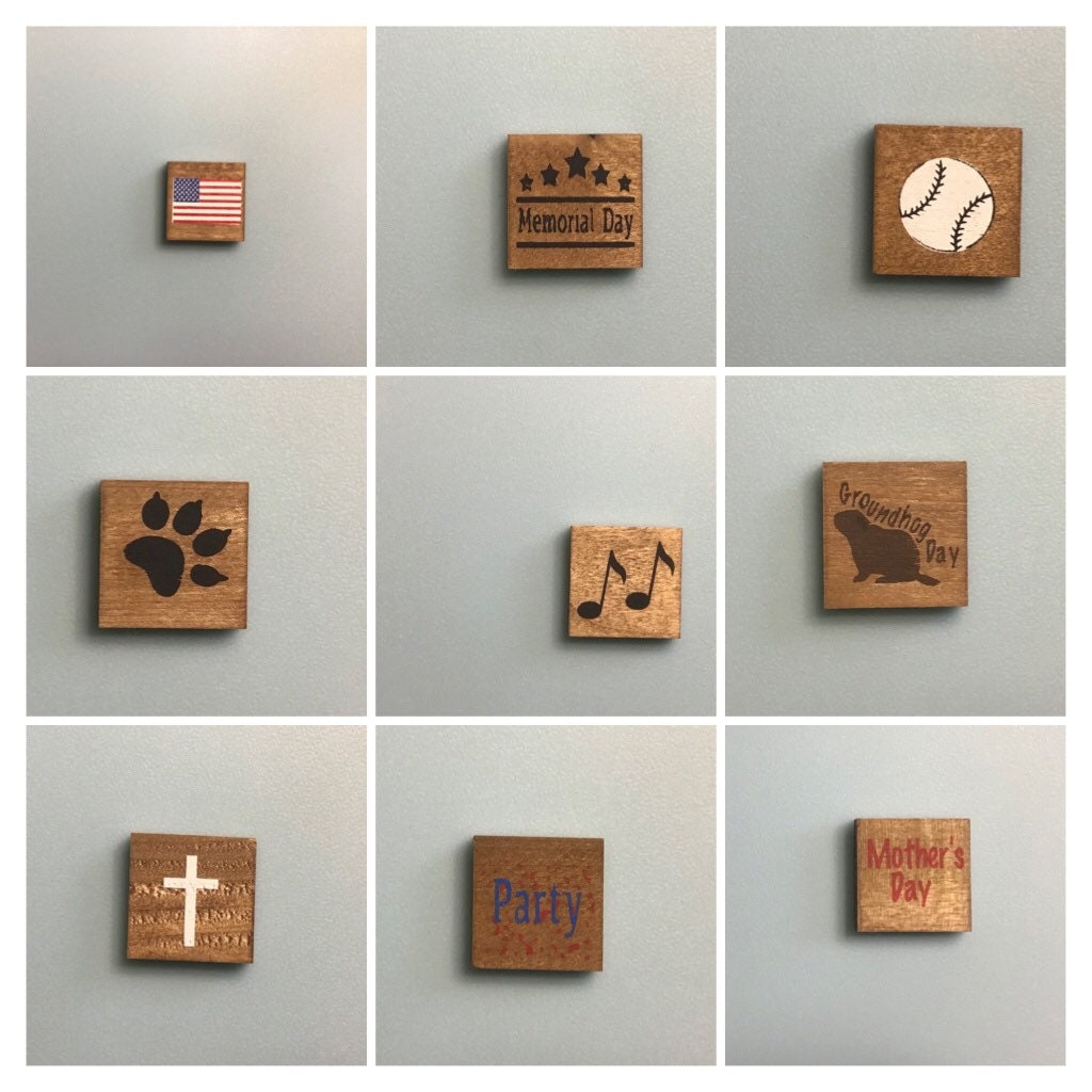 Personalized Calendar Tiles - Etsy