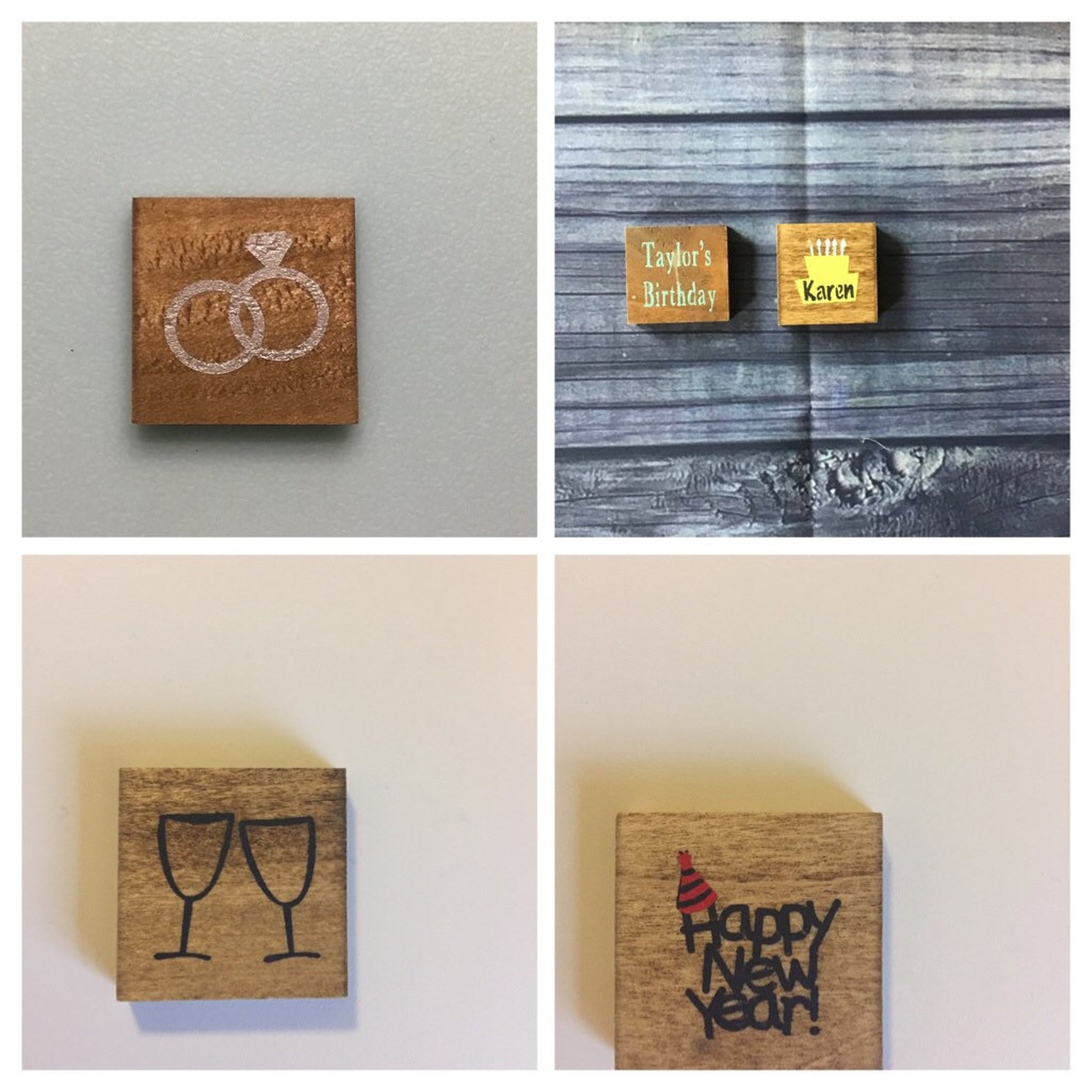 Personalized Calendar Tiles - Etsy