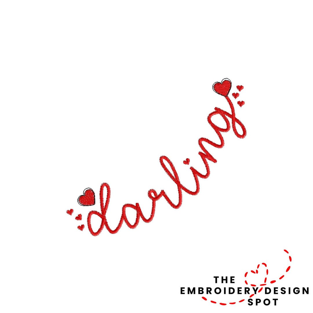 Darling Neckline Embroidery Design - Etsy