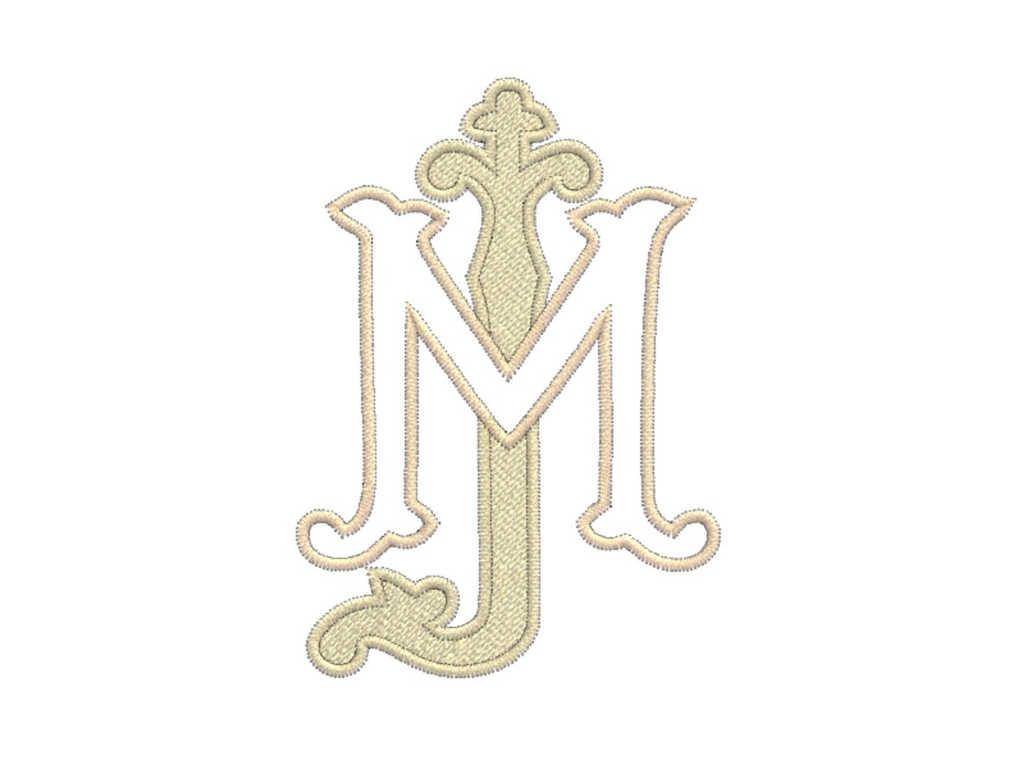 Custom Wedding Monogram, Intertwined Monogram Font, Fancy Monograms ...